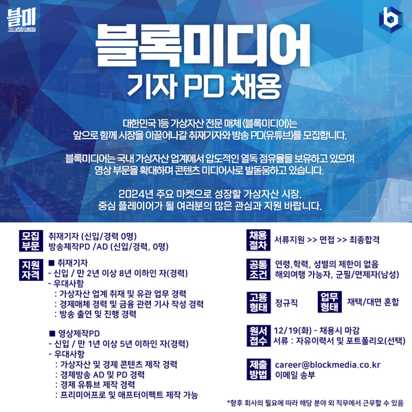 Block Media recruitment