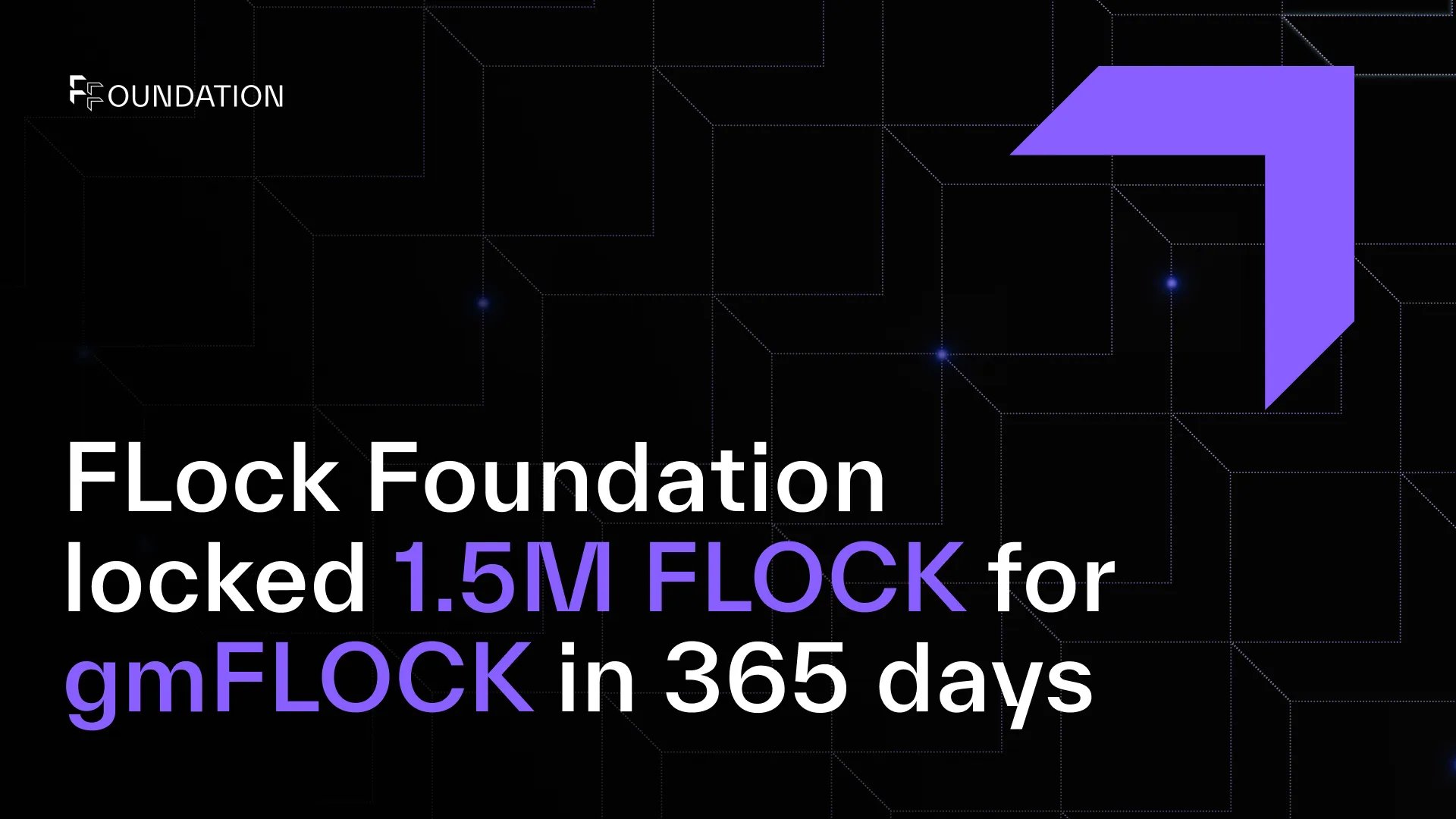 Flock(FLOCK), 1.5 Million FLOCK Long-Term Lockup... "Adding Tokenomics ...