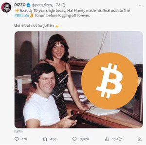 Hal Finney made his last forum post 10 years ago