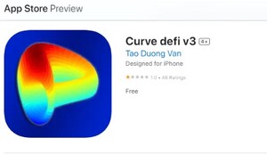 Users warned against fake Curve Finance app