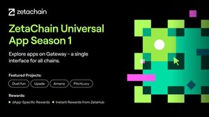 ZetaChain (ZETA), 'Universal App Season 1'... Supporting Four Projects