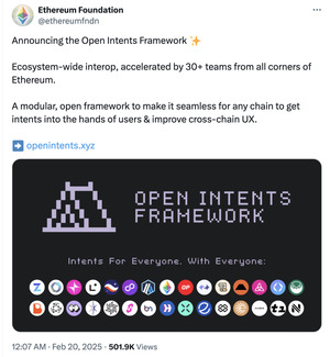 [Myung Jung-sun's Review] Ethereum Unveils 'Open Intent Framework'… What is the Future of ...