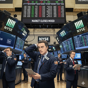 [New York Stock Exchange Closing] Mixed Finish as Dow Jones Declines… S ...